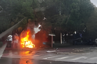 小鹏汽车回应“P7发生事故起火”：事故发生前车辆状态正常，碰撞时车速达145km/h_腾讯新闻