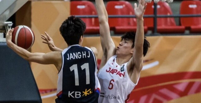 日韩大战，U18男篮亚洲杯5-8名排位赛：韩国74-70险胜日本_腾讯新闻