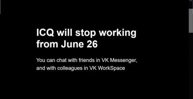 QQ就是模仿它而来！聊天软件鼻祖ICQ宣布6月26日关闭：运营近28年_腾讯新闻