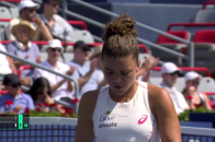 WTA1000蒙特利尔站1/32决赛：伊藤葵0-2鲍里妮丨阅读比赛能力强！鲍里妮撕开角度随球上网配合网前截击完成破发_腾讯新闻