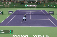WTA1000印第安维尔斯站1/32决赛：郑钦文2-0阿扎伦卡丨郑钦文无惧对手发球上网施压 反拍直线拿下穿越_腾讯新闻