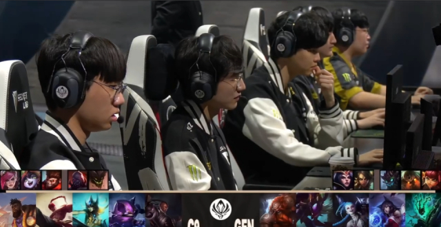 纯虐菜？GenG三比零淘汰C9！中韩再次包揽四强_腾讯新闻