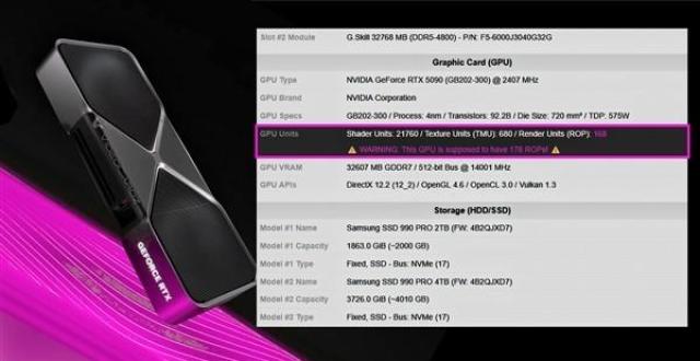 RTX50系缺失ROP单元属硬件缺陷 GPU-Z已经可以发出警告_腾讯新闻
