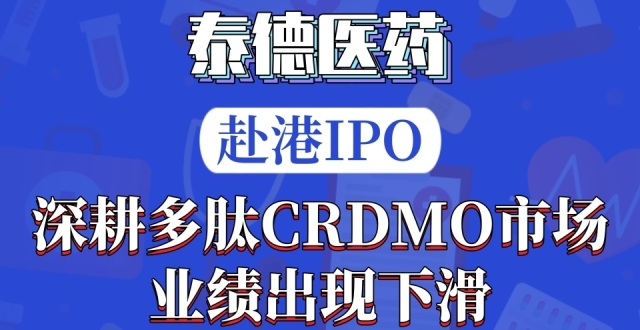 一图解码：泰德医药赴港IPO 深耕多肽CRDMO市场 业绩出现下滑_腾讯新闻