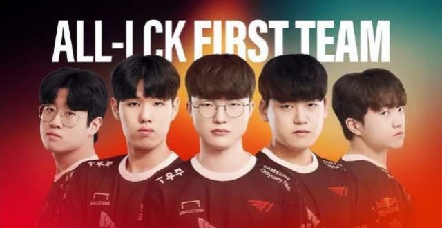 T1开创先河！LCK历史首次全队入选一阵，统治力堪比S5巅峰_腾讯新闻