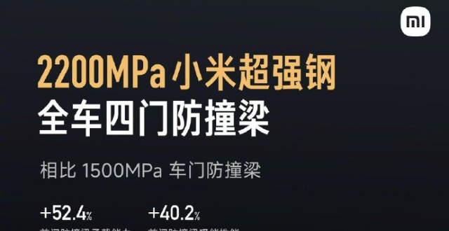 雷军：小米yu7将2200MPa超强钢应用于车身前后车门防撞梁_腾讯新闻