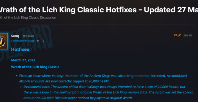 WLK怀旧服：存在13年的奥杜尔橙锤BUG修复，护盾效果削弱90％！_腾讯新闻