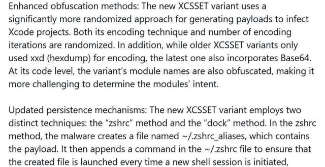 新型 macOS 恶意软件 XCSSET 变种卷土重来，隐蔽性更强_腾讯新闻