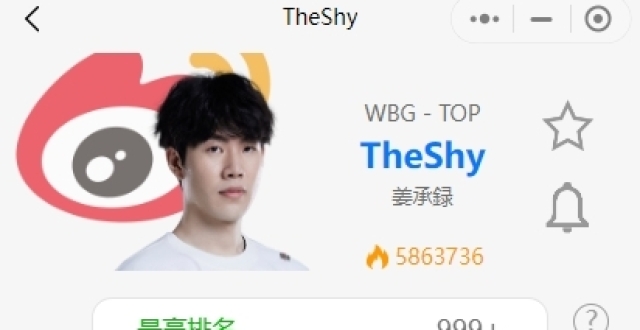 与小杨哥联动事件后 Theshy已经四天未进行韩服Rank_腾讯新闻