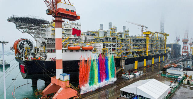 国内首例FPSO修改造项目MISC Mero 3命名交付_腾讯新闻