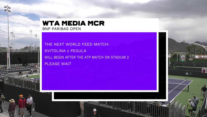 WTA1000印第安维尔斯站1/4决赛：郑钦文vs斯瓦泰克丨再保一局！斯瓦泰克主动上网正拍斜线成功保发_腾讯新闻