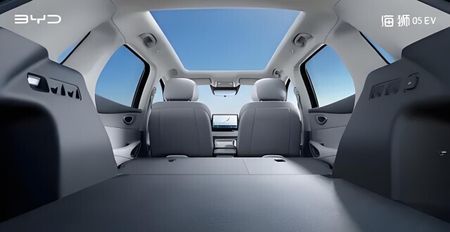 比亚迪海狮05EV内饰官图发布 3月25日上市_腾讯新闻