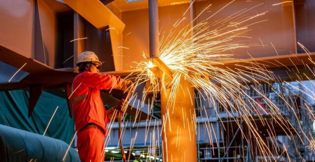 巴国油40万吨级FPSO P79项目首个上部模块在青岛西海岸新区完工交付_腾讯新闻