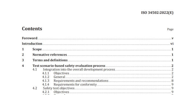 ISO 34502:2022｜道路车辆-自动驾驶系统测试场景-基于场景的安全评估框架_腾讯新闻