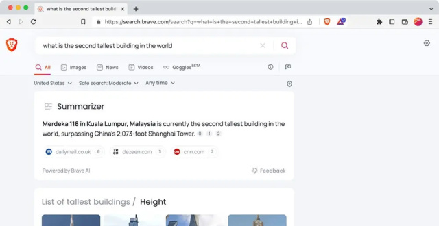 Brave 搜索引擎推出“Summarizer”：利用AI提供更简明的搜索结果_腾讯新闻