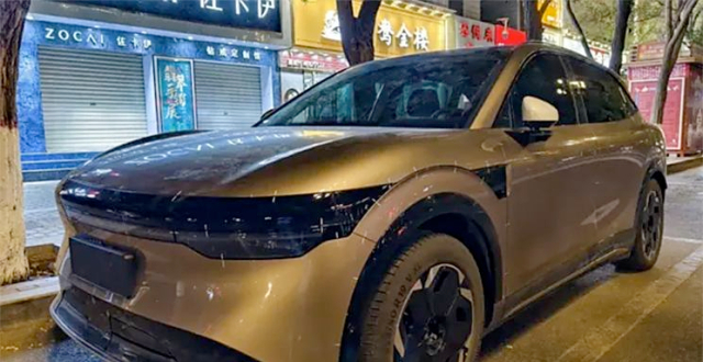 极氪7X实车谍照！全系800V高压平台，前脸酷似戴了大号“墨镜”_腾讯新闻