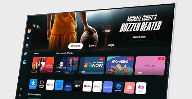 三星推出M5/M7/M8显示器：内置AI芯片、可提升分辨率至4K_腾讯新闻