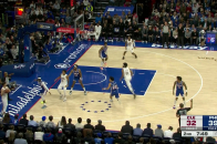 NBA常规赛：骑士vs76人丨空配连线美如画！克雷格-波特助飞艾伦空接暴扣_腾讯新闻