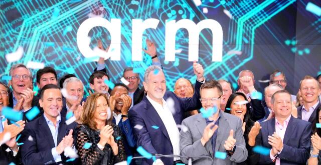 Arm上市首日大涨近25%，市值超652亿美元！面对RISC-V的挑战，未来利润率有望升至60%？_腾讯新闻