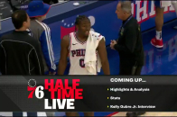 【回放】NBA季前赛：篮网vs76人第2节英文原声回放_腾讯新闻