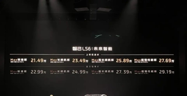 21.49万起售，智己LS6：轮到我当卷王了！_腾讯新闻