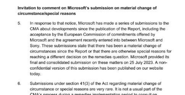 CMA宣布将重新评估微软收购动视暴雪交易交易_腾讯新闻
