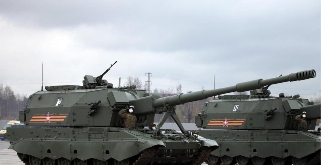 俄罗斯2S35“联盟-SV”自行榴弹炮完成国家试验，已开始批量生产_腾讯新闻