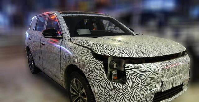 捷途山海L8伪装谍照曝光：定位中型SUV，或对标理想？_腾讯新闻