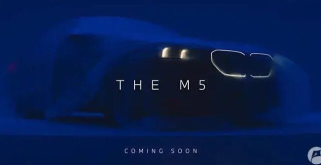 新一代宝马M5来了 4.4T插混系统 最大718马力_腾讯新闻