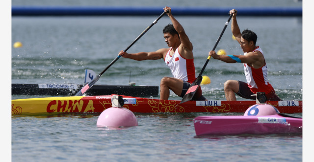 巴黎奥运会丨皮划艇静水——男子双人划艇500米：刘浩、季博文夺冠(3)_腾讯新闻