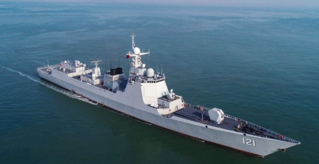 052D新型垂发系统，配备海红旗-9B鹰击-18，成世界先进水平_腾讯新闻