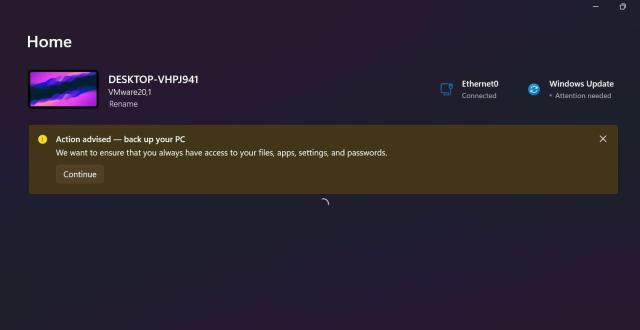 微软 Win11 设置强推“备份你的电脑”提示，用户不堪其扰_腾讯新闻