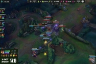 团战美如画！957纳尔和CF2妮蔻上演空接团灭GWS，LOL解说杯精彩操作_腾讯新闻