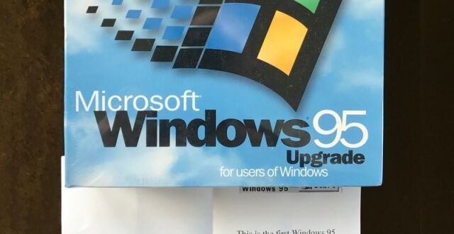 1995 年 7 月 14 日生产，首套出厂的微软 Win95 实体光盘曝光_腾讯新闻