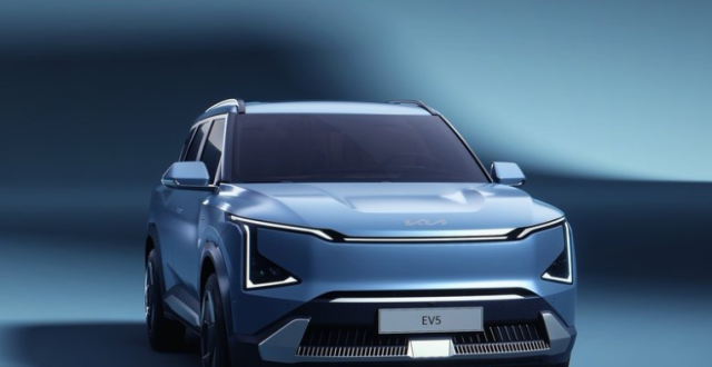 起亚纯电SUV EV5细节曝光，预售15.98万起_腾讯新闻