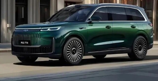 奇瑞增程式SUV亮相，配激光雷达+续航超1400Km，风云T11请猜售价_腾讯新闻