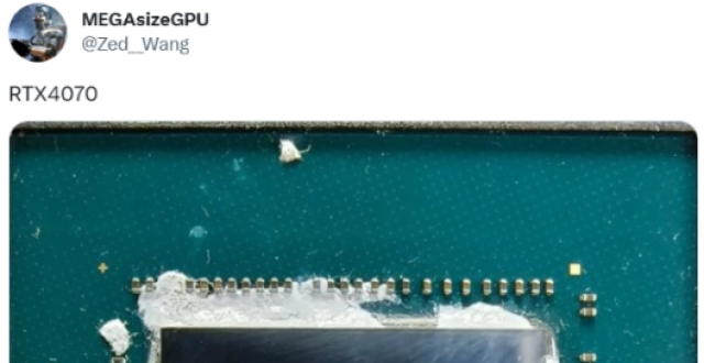 英伟达AD104-250 GPU实物图曝光，用于RTX 4070桌面显卡_腾讯新闻