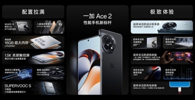 2799元，一加Ace2正式发布，骁龙8＋旗舰处理器，实现44个常用APP保活_腾讯新闻