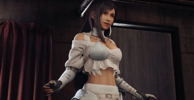 PC也能用啦！玩家自制《FF7RE》天使蒂法Mod_腾讯新闻