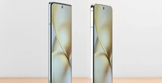 vivo X200标准版正面首曝，采用全等深四微曲+窄边框屏幕_腾讯新闻