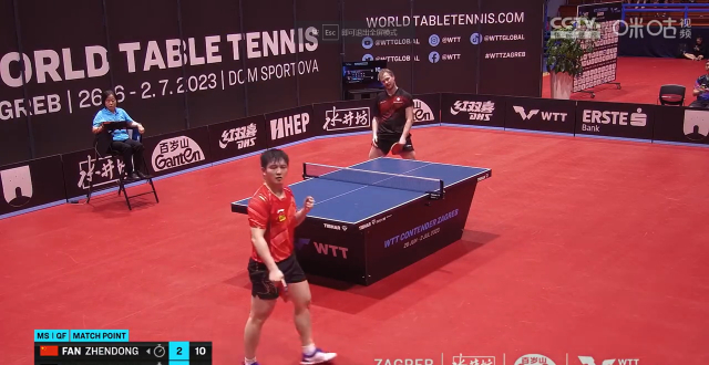 2023WTT常规挑战赛萨格勒布站：樊振东3-1战胜对手，成功晋级4强，半决赛对阵林诗栋_腾讯新闻