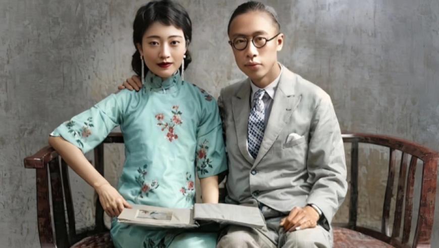 1957年，杨振宁夫人杜致礼参加诺奖晚宴，手挽瑞典国王，美目流转_腾讯新闻