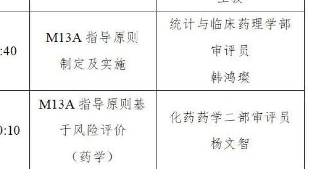 速报！CDE将举办ICH M13A指导原则线上培训_腾讯新闻