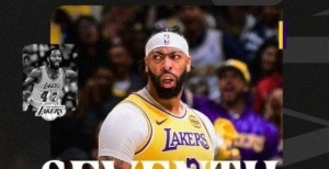 小里程碑！浓眉湖人生涯盖帽数超詹姆斯-沃西 上升至队史第七位_腾讯新闻