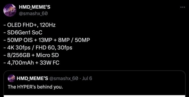 HMD Hyper曝光：正面致敬N9设计，搭载骁龙6 Gen 1_腾讯新闻