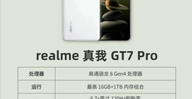 方形后摄+骁龙8Gen4+1.5k BOE X2 疑似真我GT7 Pro外观和部分配置曝光_腾讯新闻
