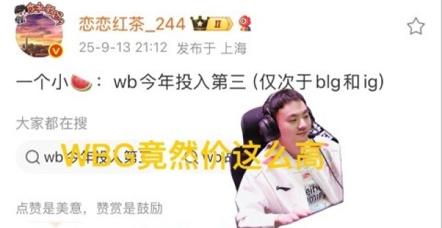 WBG投资仅次于BLG、IG，被曝顶薪，AD价格太高_腾讯新闻