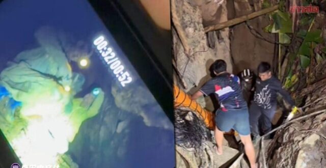 泰国救援队发现老挝矿洞被困5人，亲属激动认亲_腾讯新闻