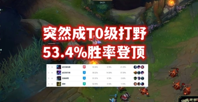 LOL：突然成为T0级打野，53.4％胜率完成登顶，螳螂看到也得绕着走_腾讯新闻