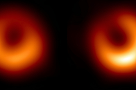 光斑逆时针旋转30度 人类史上首张黑洞照片主角M87新图来了！_腾讯新闻